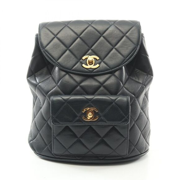 CHANEL | Bags | Chanel Lambskin Matelasse Backpack A177 | Poshmark